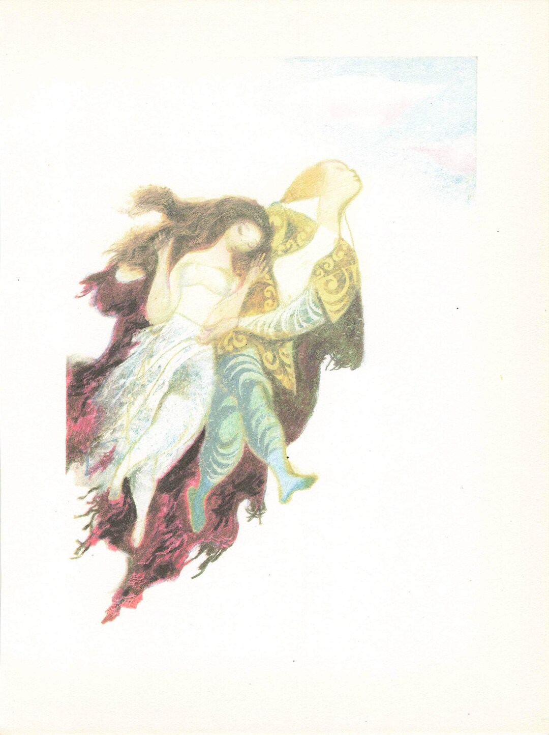 Donkey Cabbages Jiri Trnka 8.5x10 Brothers Grimm Illustrations, German ...