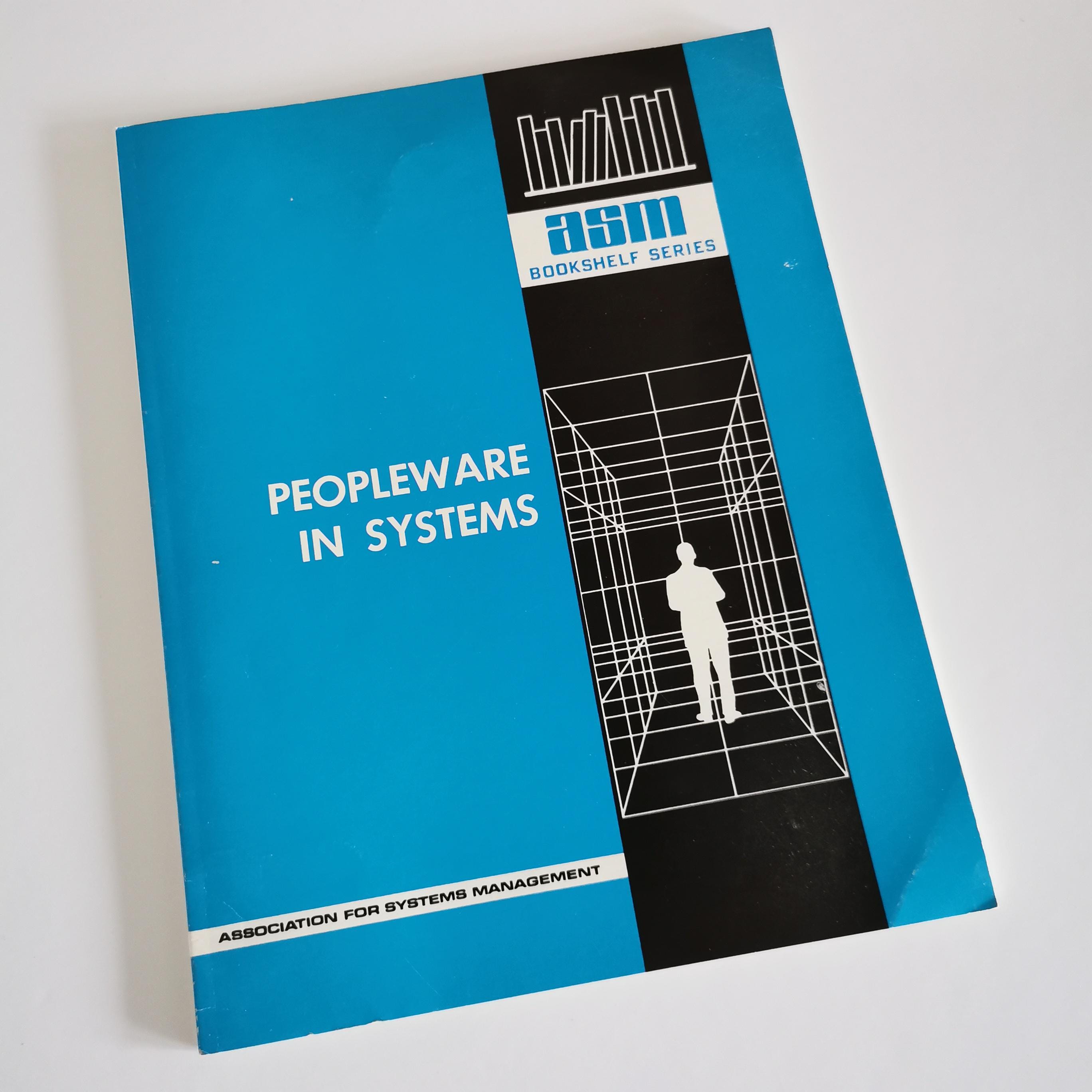 1976 Peopleware in Systems Book Vintage DAMAGED Association in Systems ...