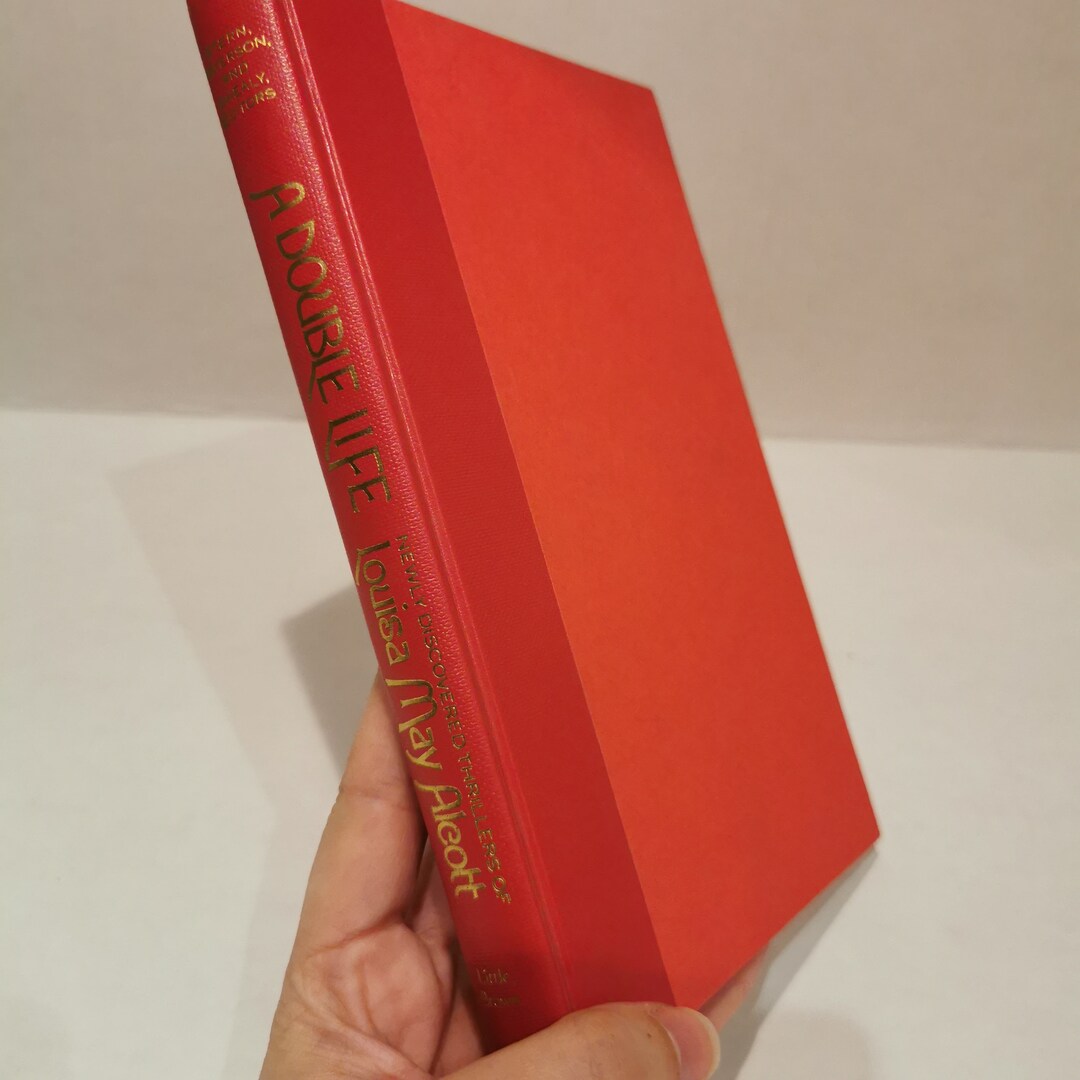 Vintage Louisa May Alcott's A Double Life Book, Literary Thrillers ...