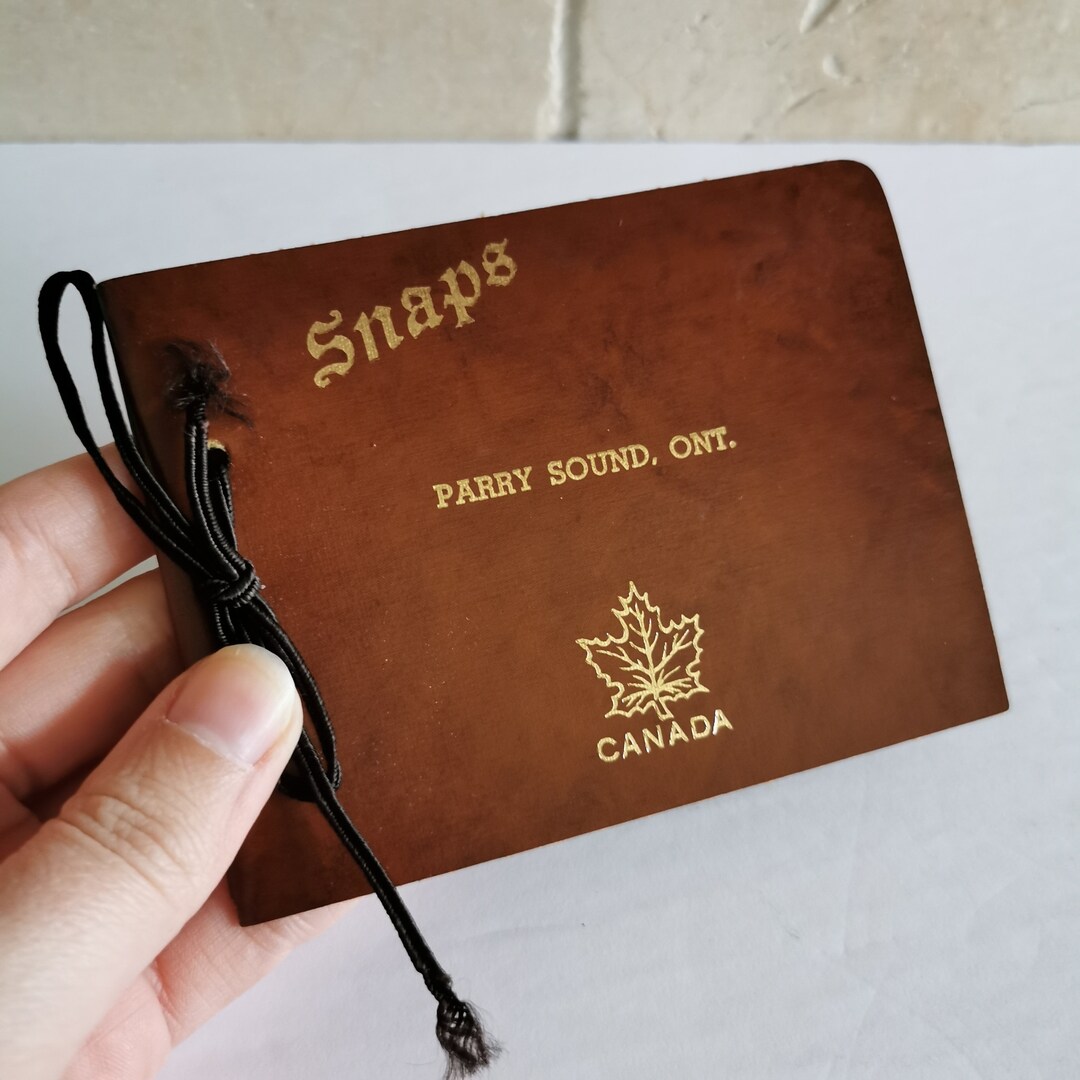 Vintage Snaps Souvenir Photo Book, BLANK Parry Sound Ontario Photo ...
