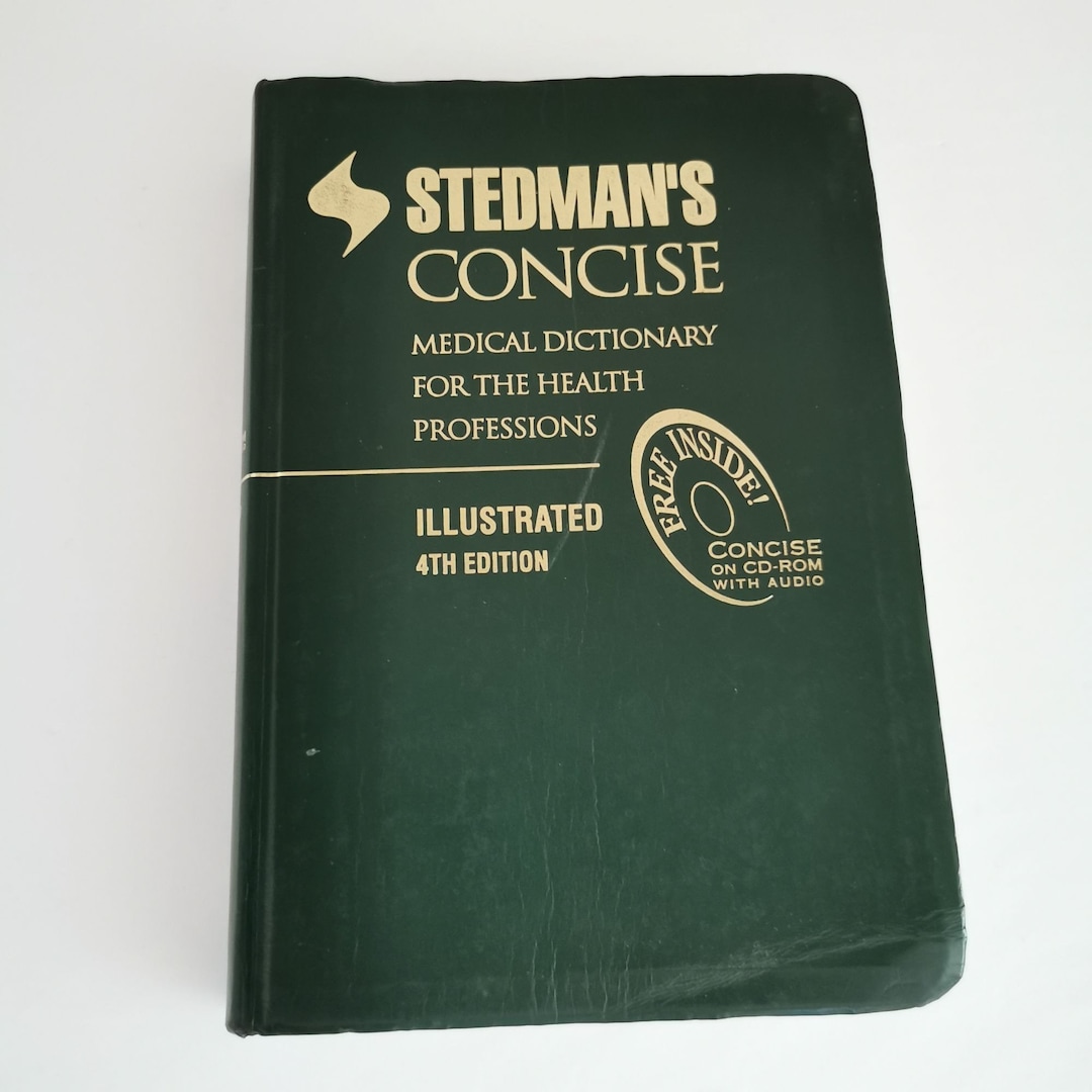 2001 Stedman's Concise Medical Dictionary 4th Ed Illustrated NO CD-ROM ...