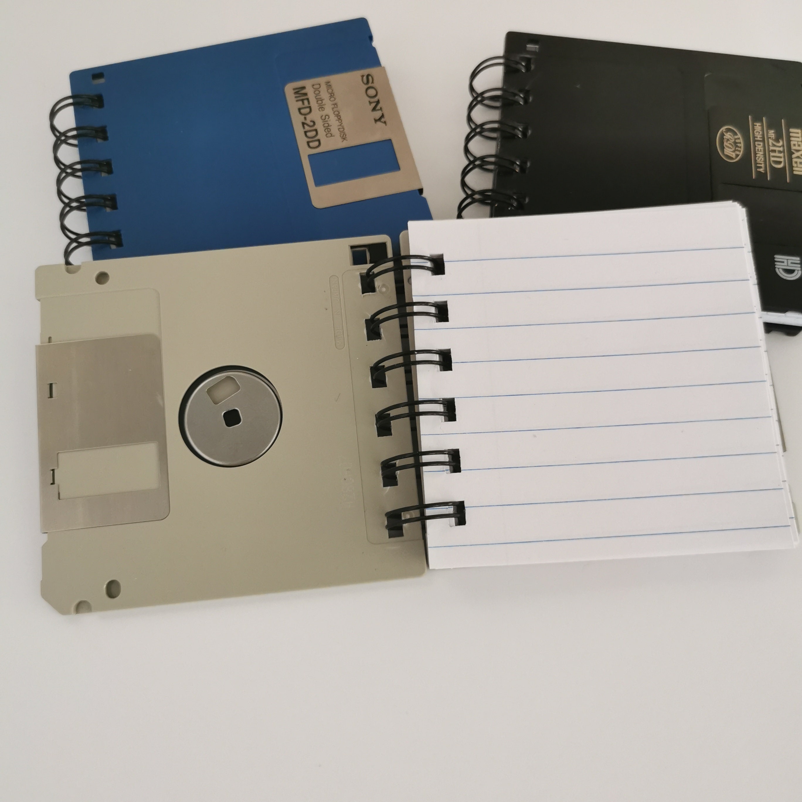 Upcycled Floppy Disk Journal CHOOSE PAPER, Recycled Notebook Diskette ...
