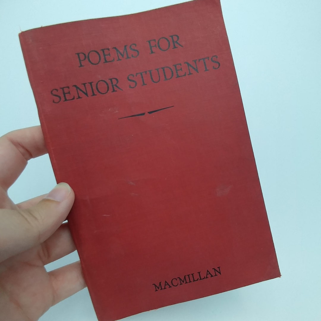Vintage Poems for Senior Students 1950 Textbook, Tennyson Pratt ...