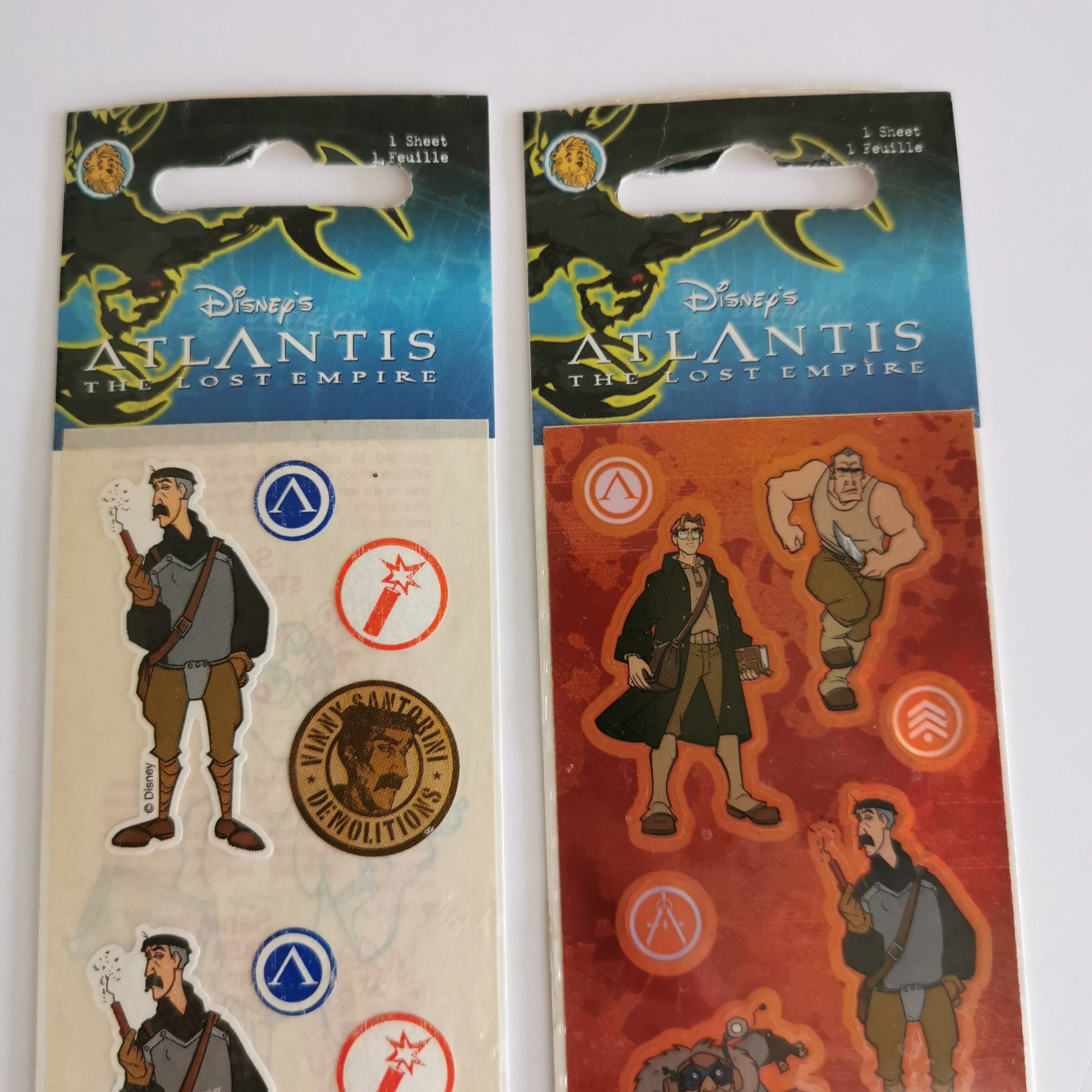 Atlantis Vinny Santorini Sticker Sheets Set of 2 Packs - Etsy