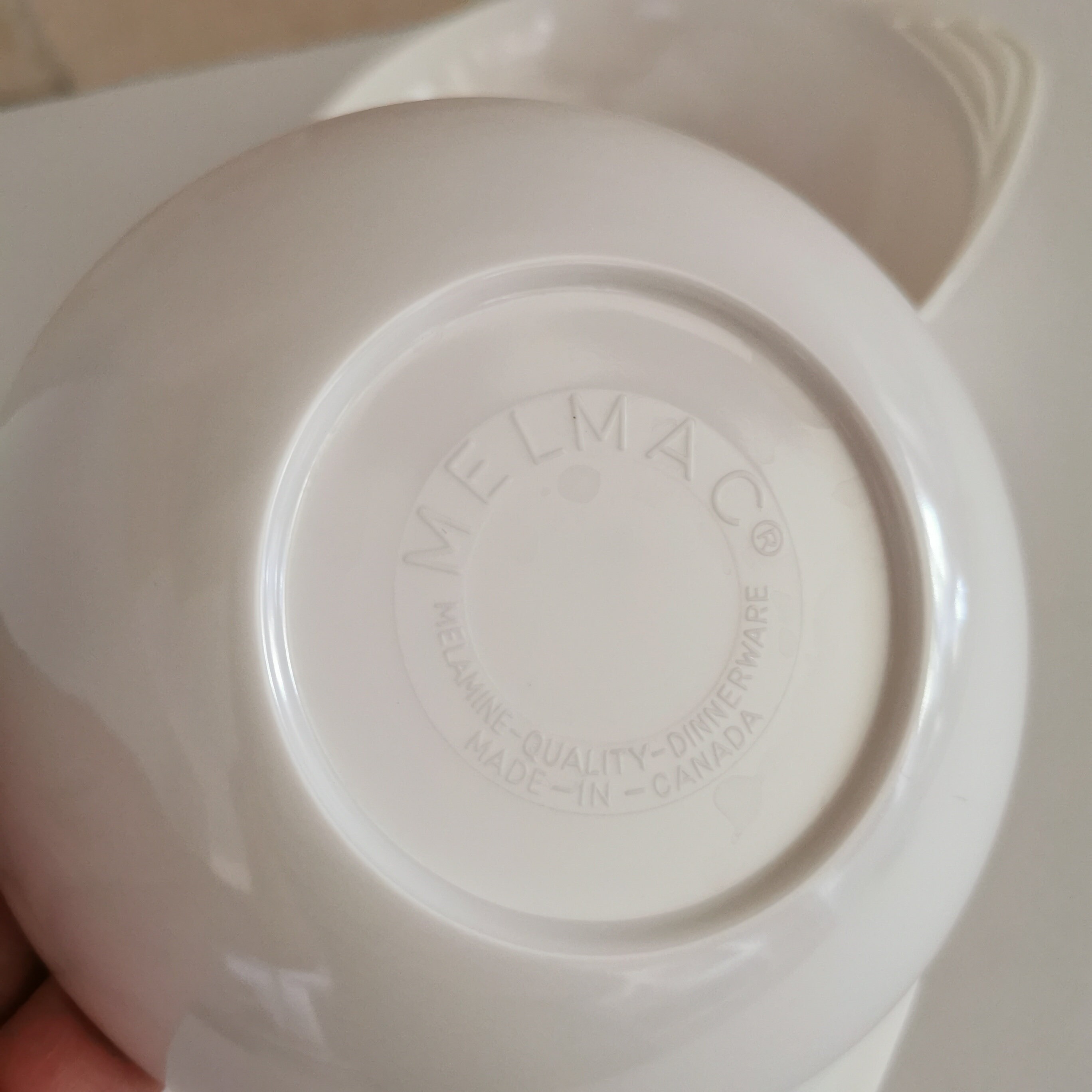 Vintage Melmac White Bowls Set of 2 Plastic Melamine Bowls - Etsy
