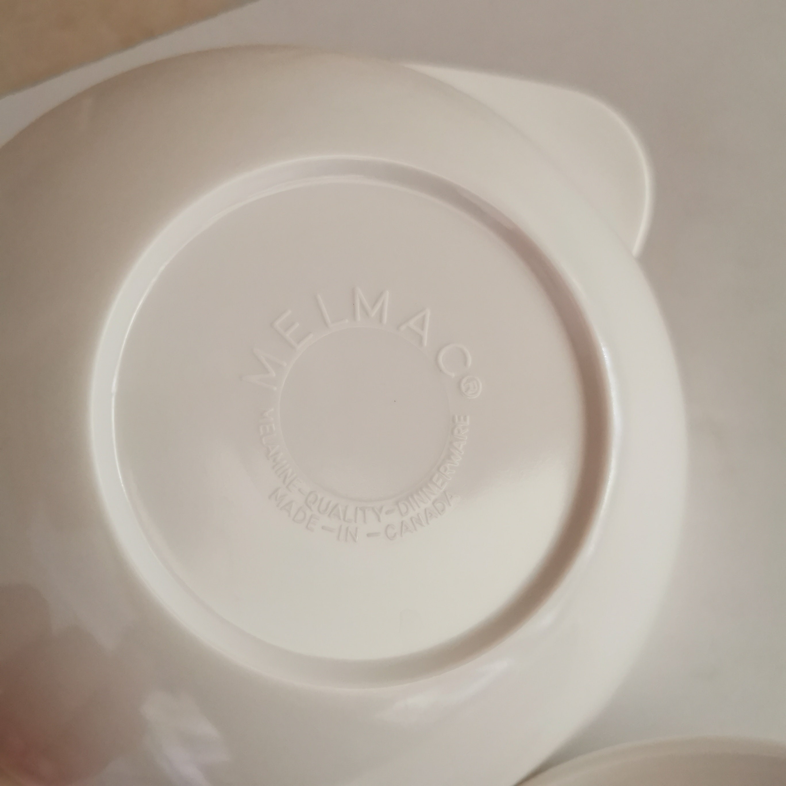 Vintage Melmac White Bowls Set of 2 Plastic Melamine Bowls - Etsy