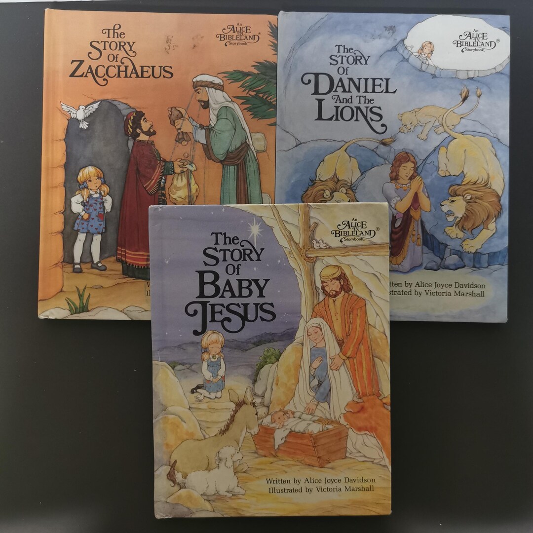 Set of 3 Alice in Bibleland Books, Alice Joyce Davidson Christian Kids ...