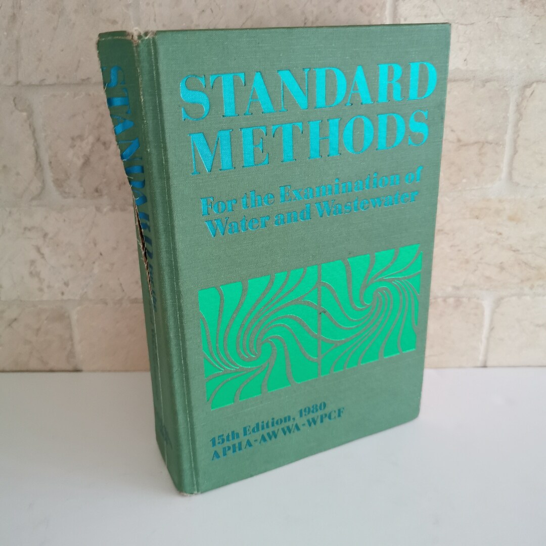 1981 Vintage Water Standards Book, Large Blue Book Technical Shelf ...