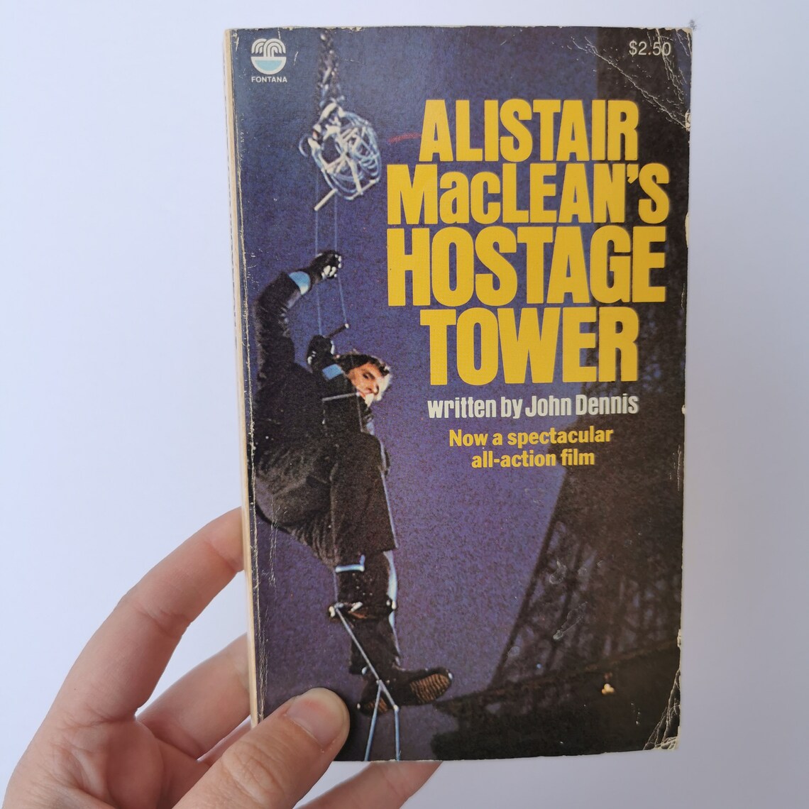 1980 Alistair Maclean's Hostage Tower Paperback, Pulp Fiction Spy ...
