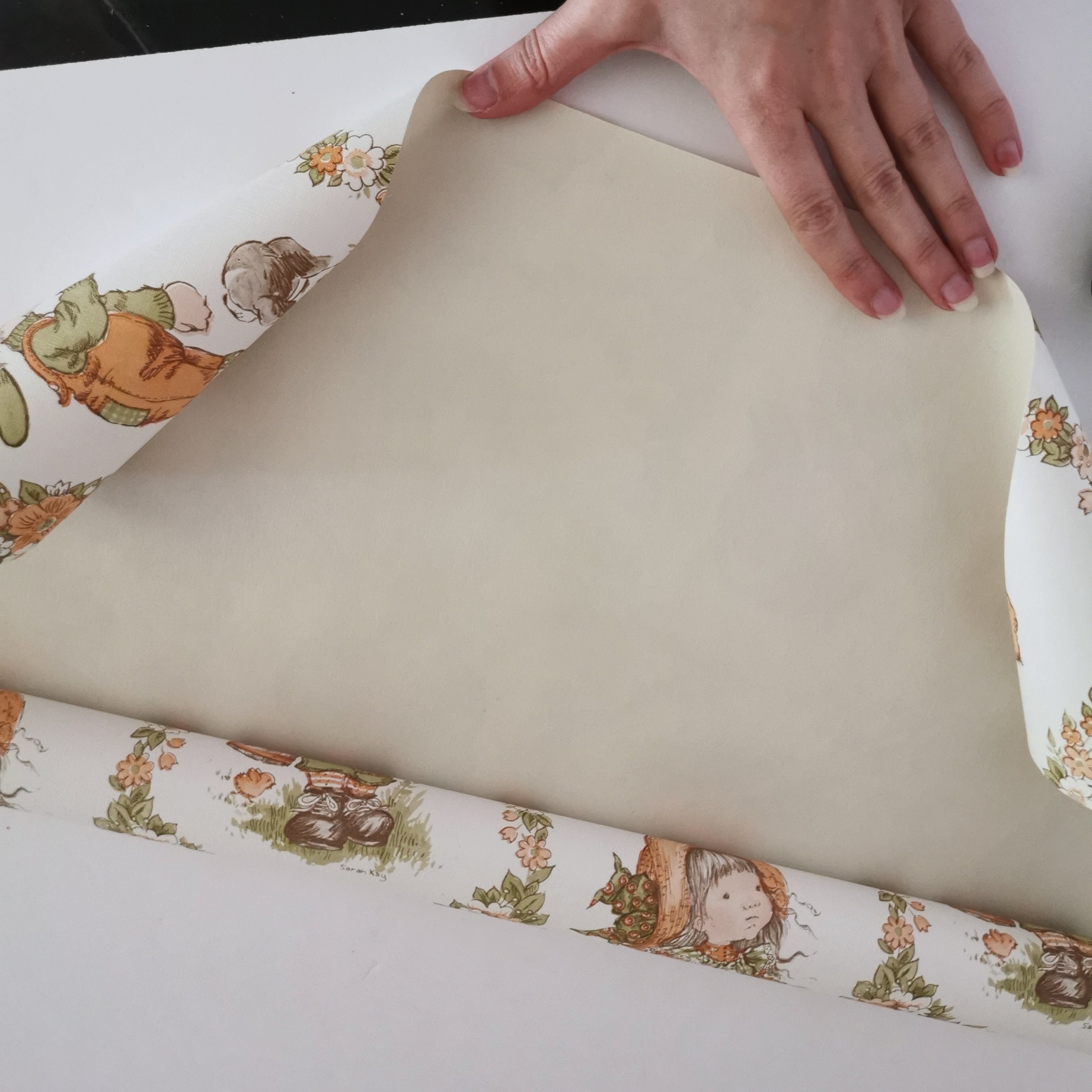 Vintage Sarah Kay Wallpaper Roll LENGTH UNKNOWN 24 - Etsy