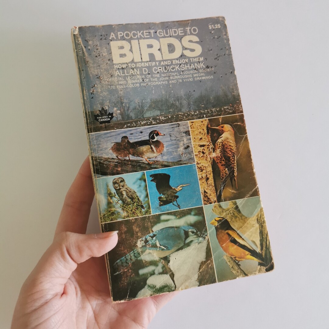 1972 Pocket Guide to Birds Paperback, Harry Cruickshank Illustrated ...