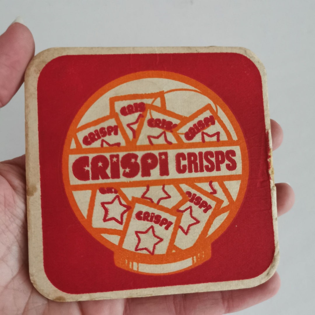 Vintage Crispi Crisps Drink Coaster Crispi Globe Trotters British Pub ...