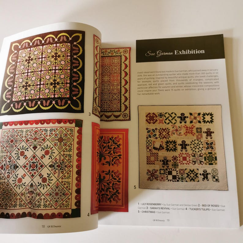 Quiltmania Magazine Quilt #123 Issue 2018 Crafts Quilting Patterns ...