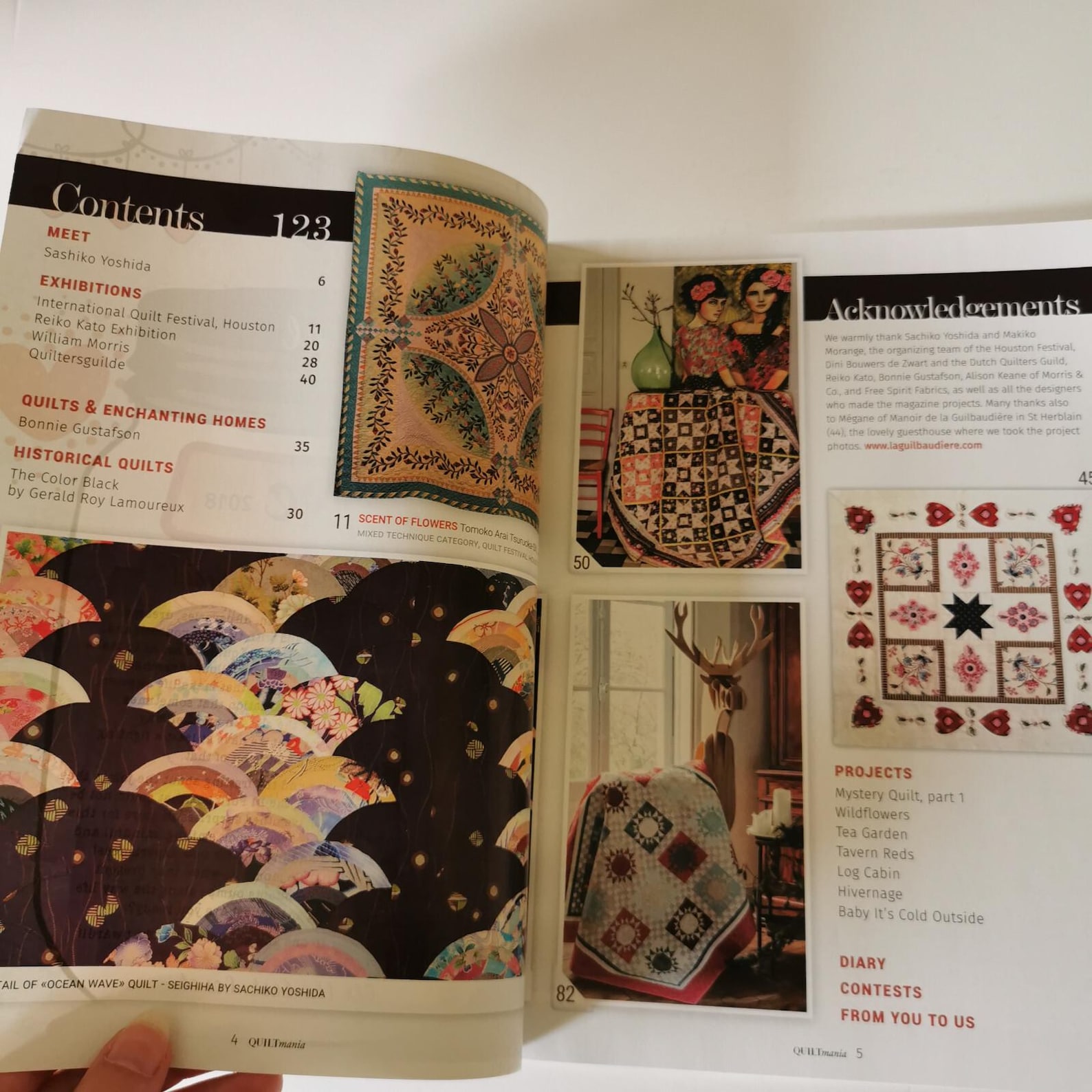 Quiltmania Magazine Quilt #123 Issue 2018 Crafts Quilting Patterns ...