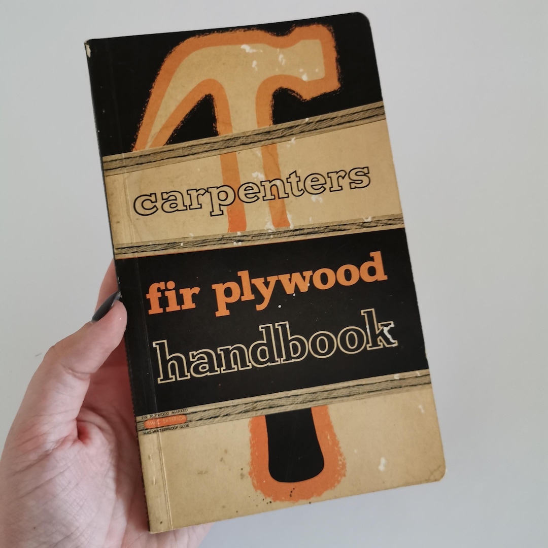 1950s Carpenter Fir Plywood Handbook COVER DAMAGE Midcentury ...