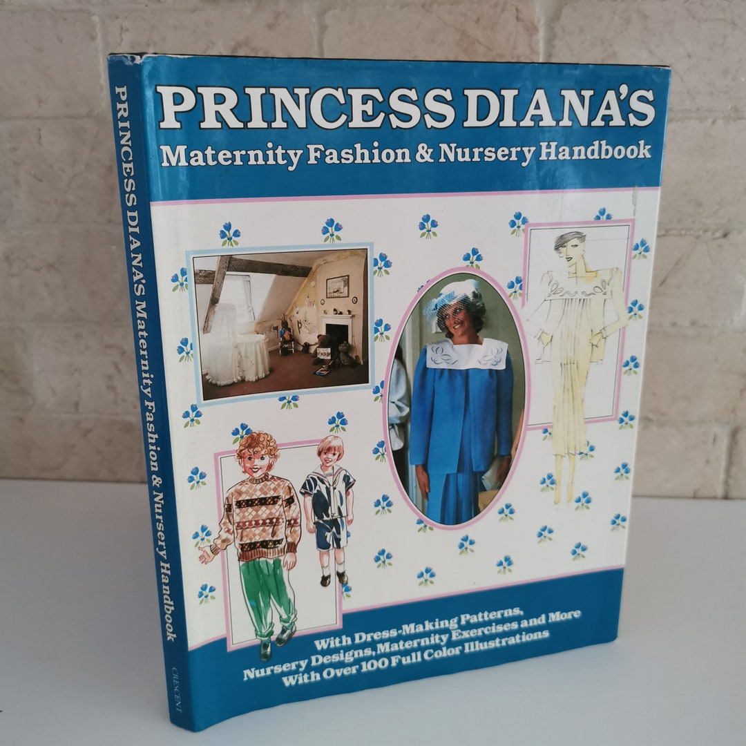 1984 Princess Diana Maternity Fashion Book Vintage, Nursery Royal ...