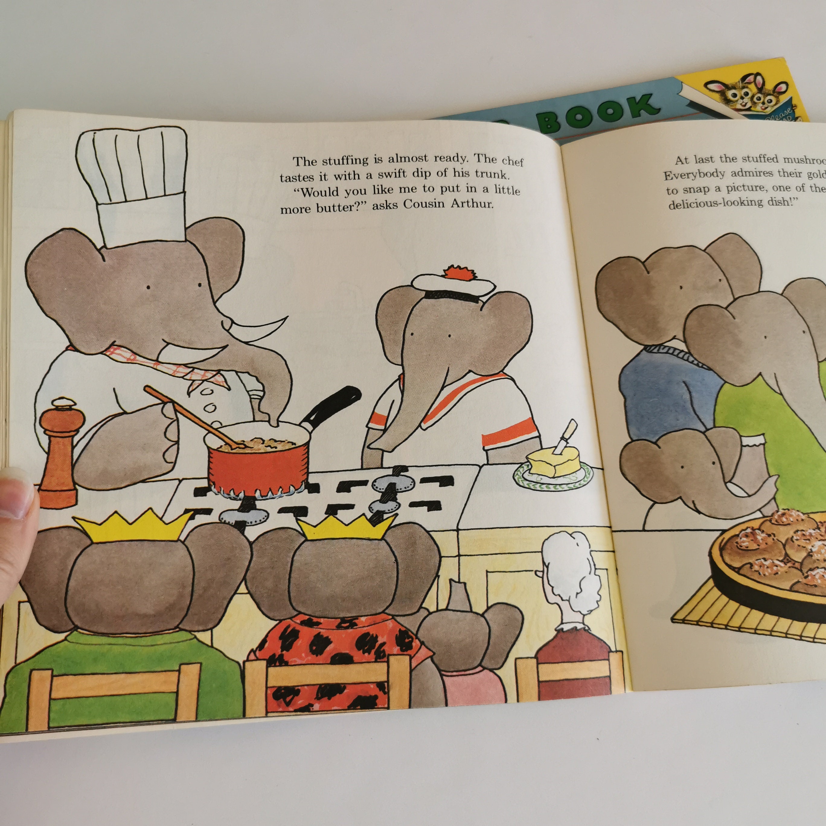 Pair of Babar the Elephant Books 90s Kids Stories Illustrated - Etsy
