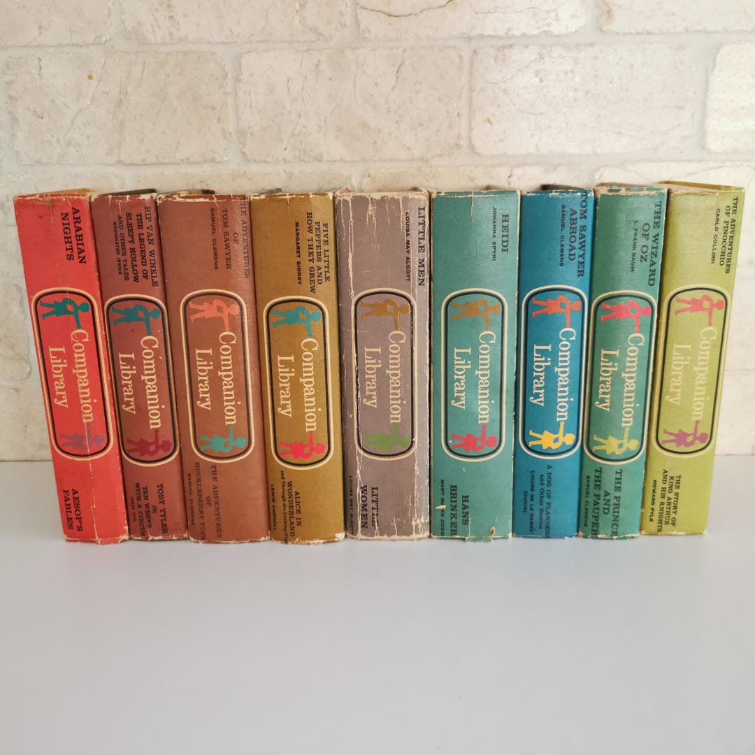 1960s Companion Library Lot of 9 Vintage Books - 18 Titles Doubles ...