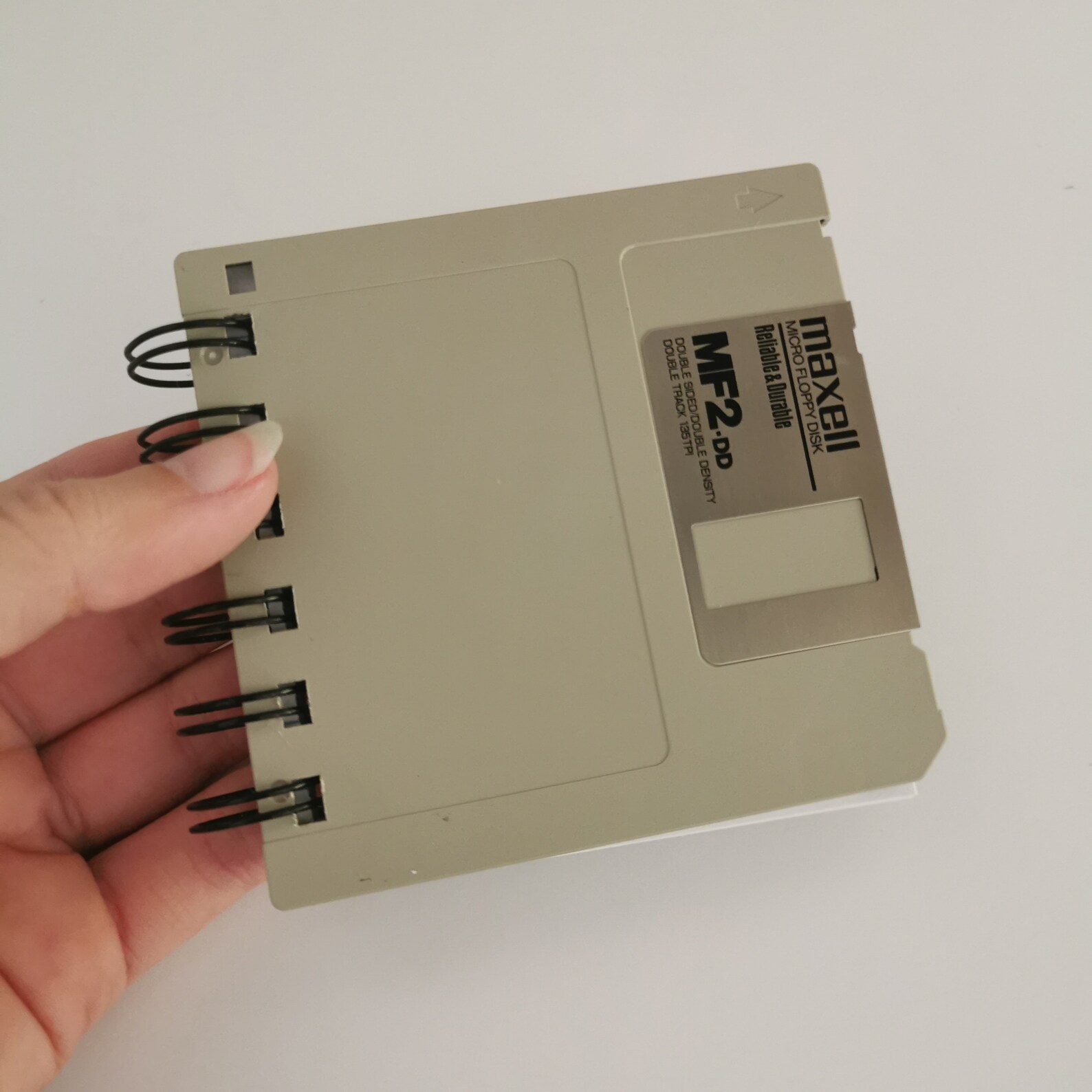 Upcycled Floppy Disk Journal CHOOSE PAPER, Recycled Notebook Diskette ...