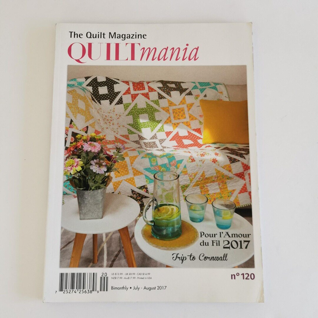 Quiltmania Magazine Quilt #120 Issue 2017 Crafts Quilting Patterns - Etsy
