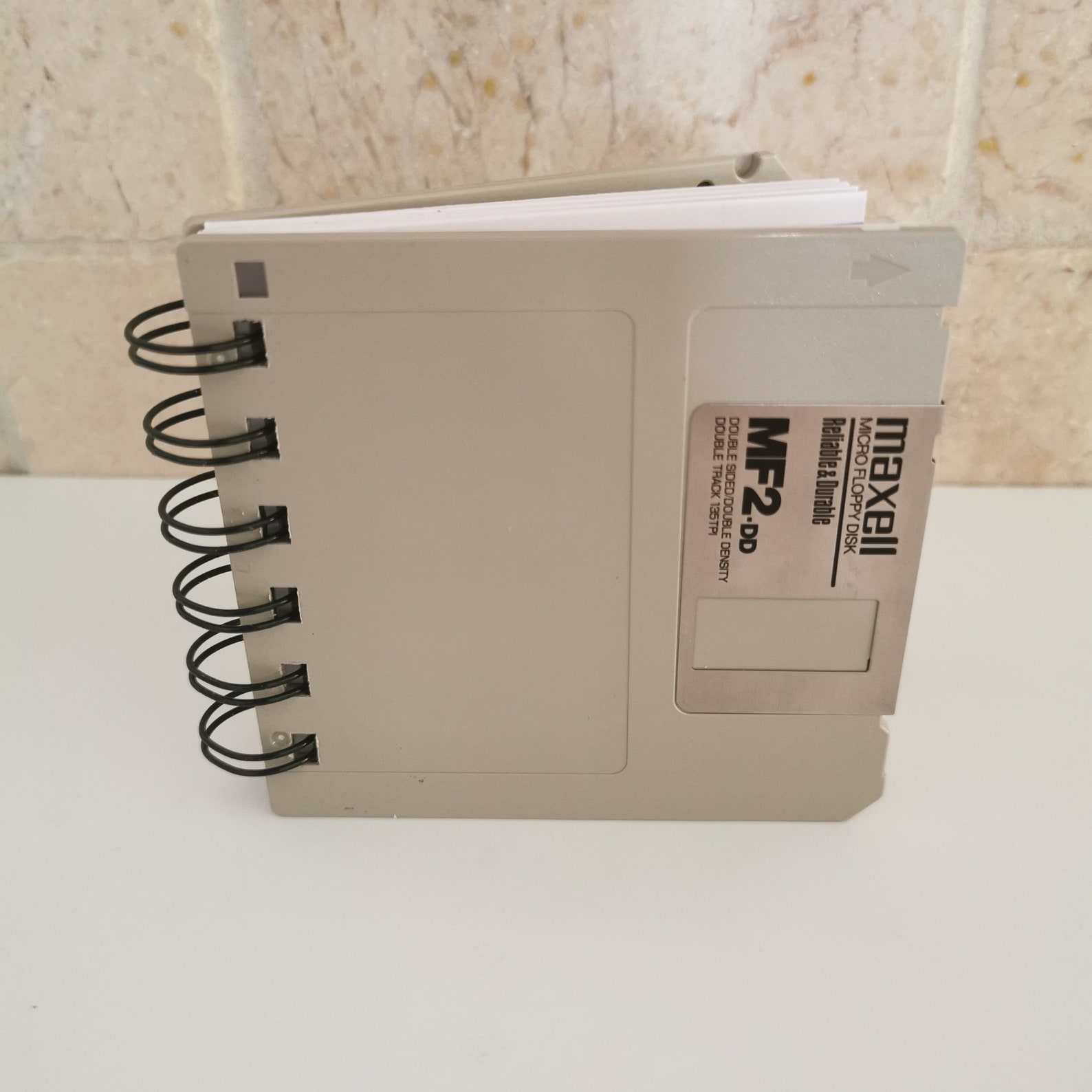 Upcycled Floppy Disk Journal CHOOSE PAPER, Recycled Notebook Diskette ...