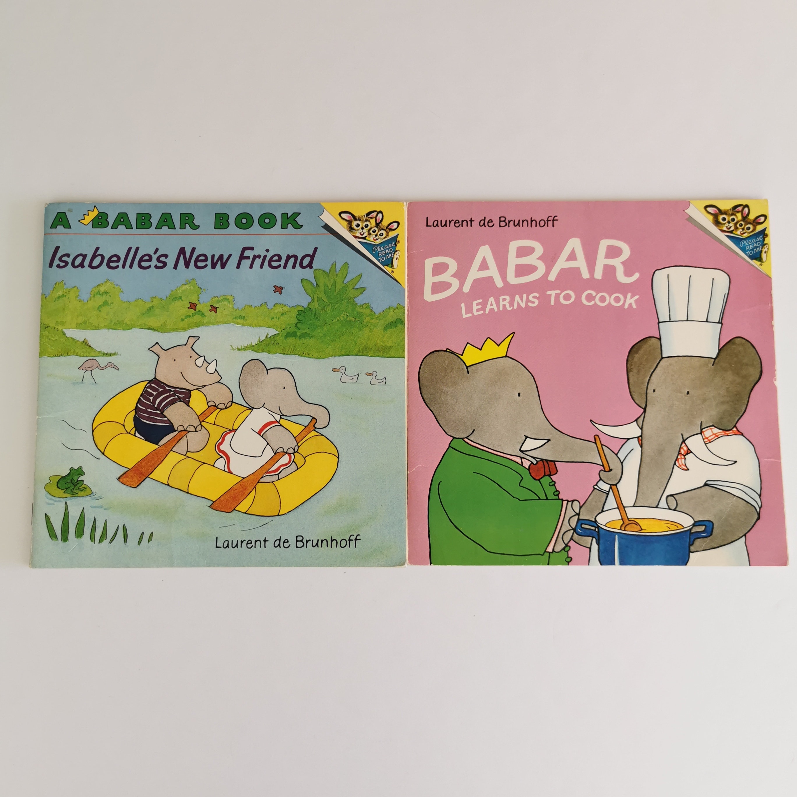 Pair of Babar the Elephant Books 90s Kids Stories Illustrated - Etsy