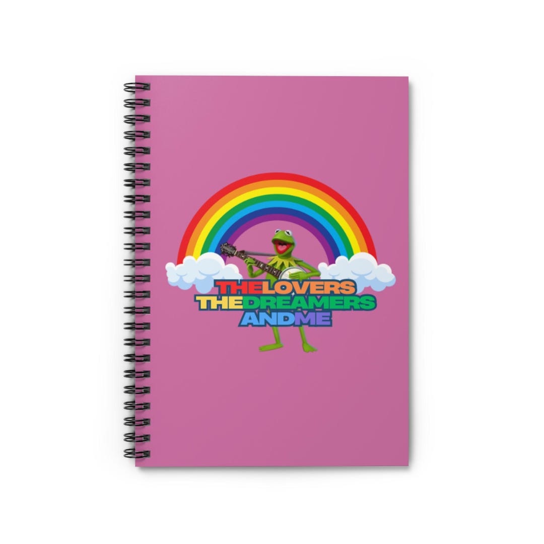 Kermit the Frog Spiral Notebook - the Lovers, the Dreamers, and Me ...
