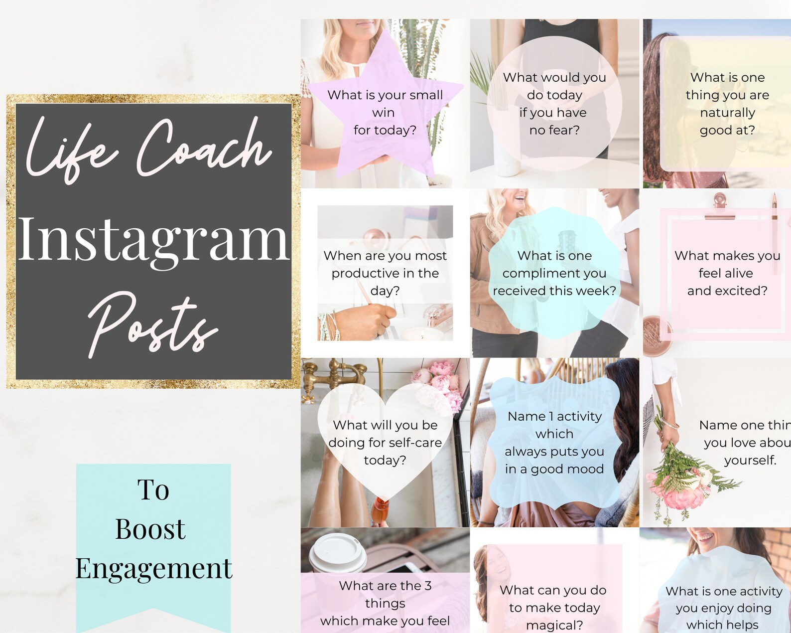 Coach Instagram Bundle | Life Coach Instagram | Done-for-you Instagram ...