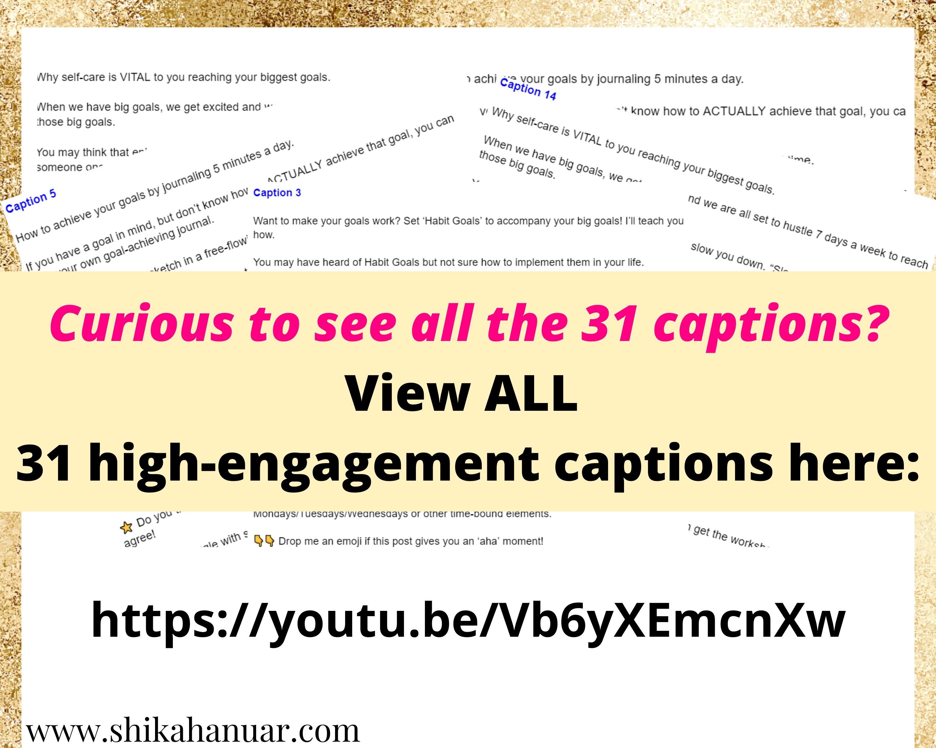 31 Goal Setting Life Coach Captions | Instagram Motivation | Life Coach ...