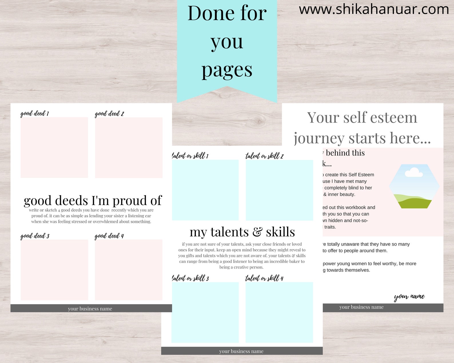 Self-esteem Life Coaching Tools | Coaching Workbook | Life Coach ...