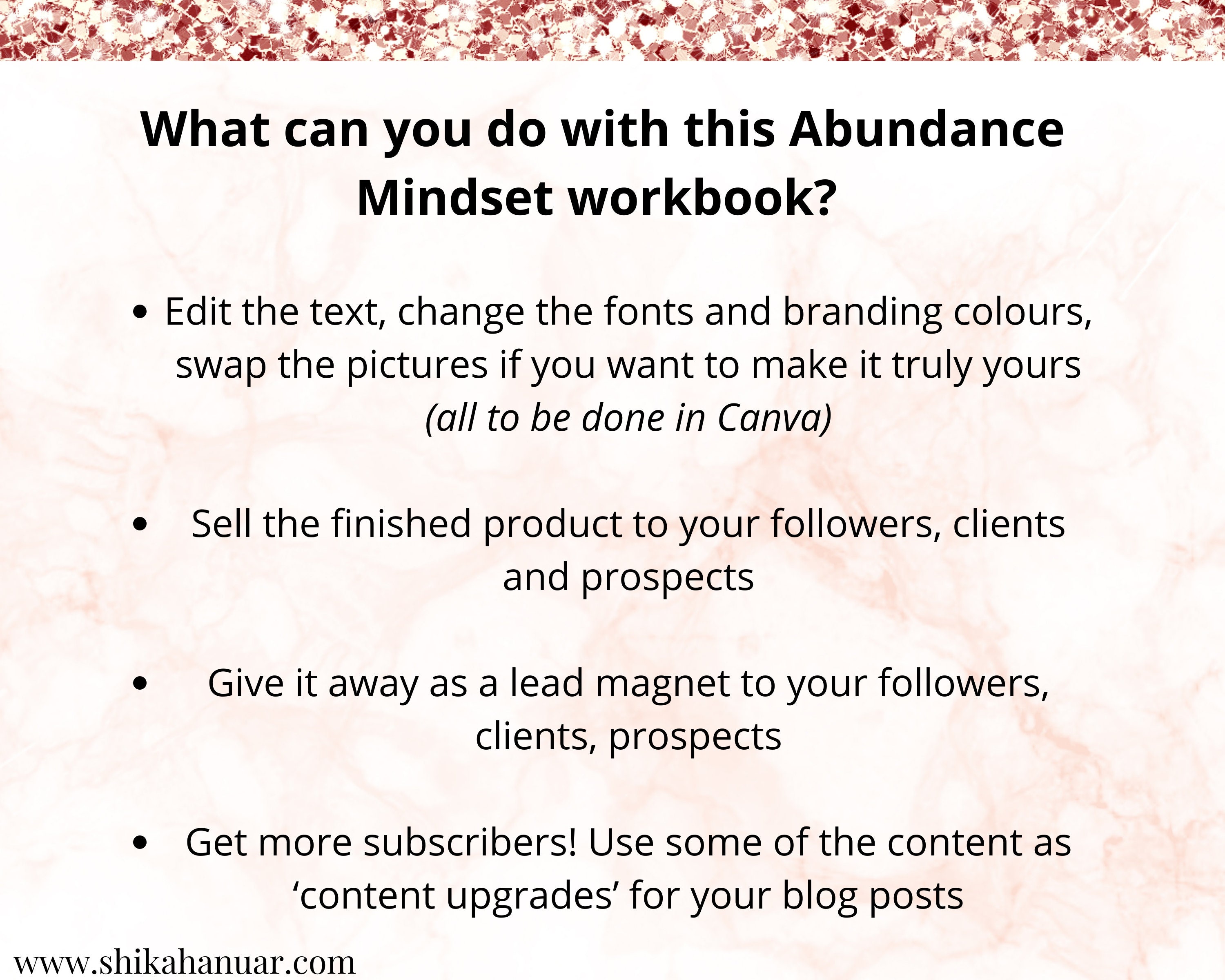 Abundance Mindset Coaching Tool | Life Coaching Tools | Coach Workbook ...
