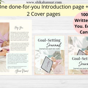 Goal Setting Workbook | Life Coach Workbook | Editable Coaching Tool ...