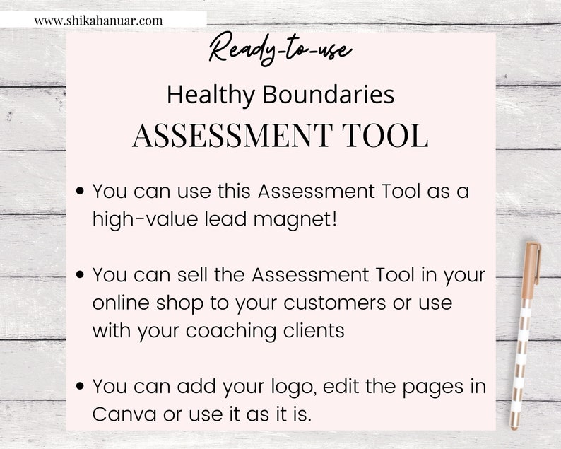 Assessment Tool for Healthy Boundaries | Life Coaching Tools | Lead ...