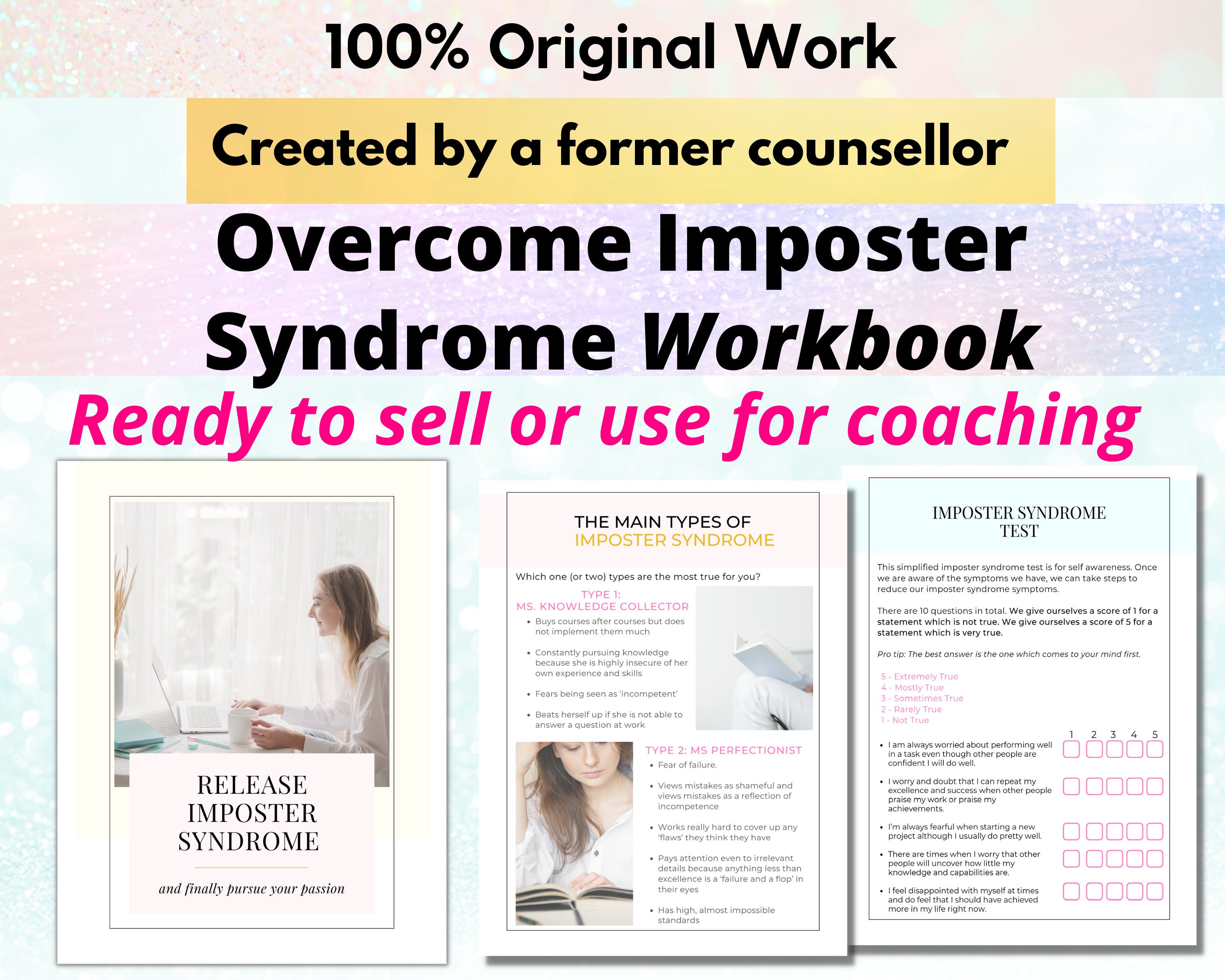 Overcome Imposter Syndrome Workbook Coaching Program Template Coach ...