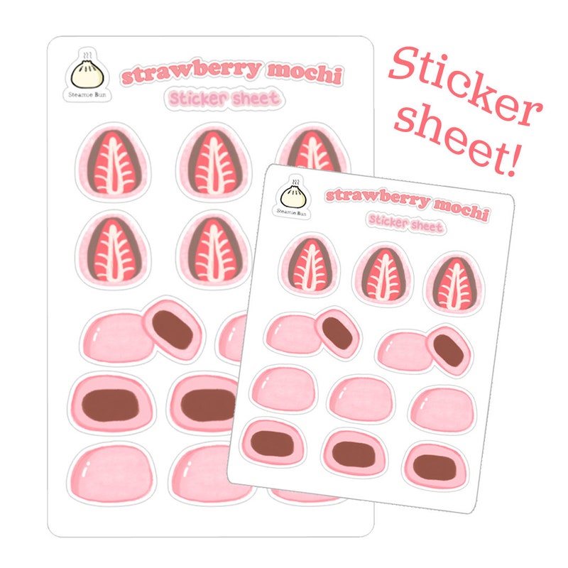 Mochi Sticker - Etsy