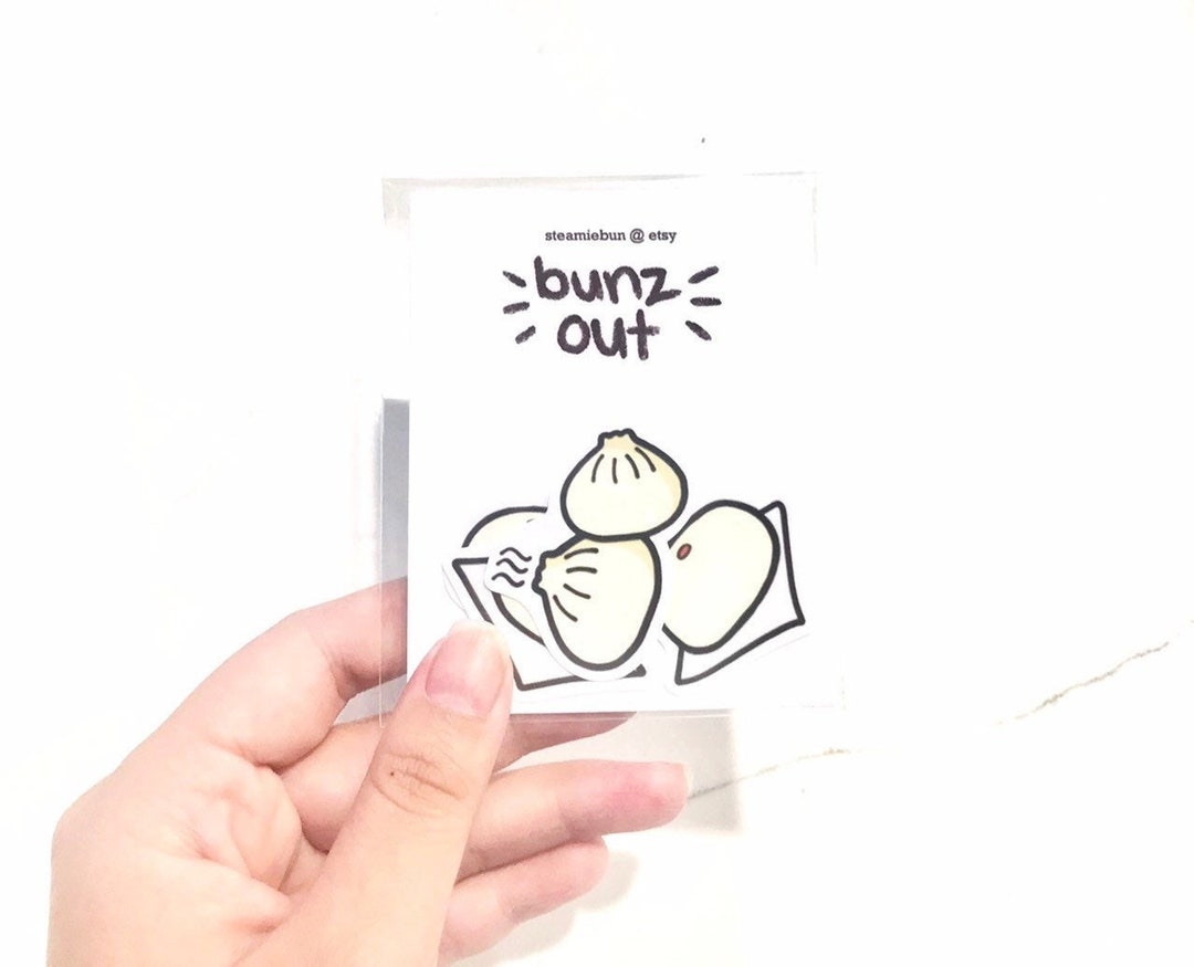 Steamed Bun Stickers - Bao Stickers - Asian Food - Planner Stickers ...