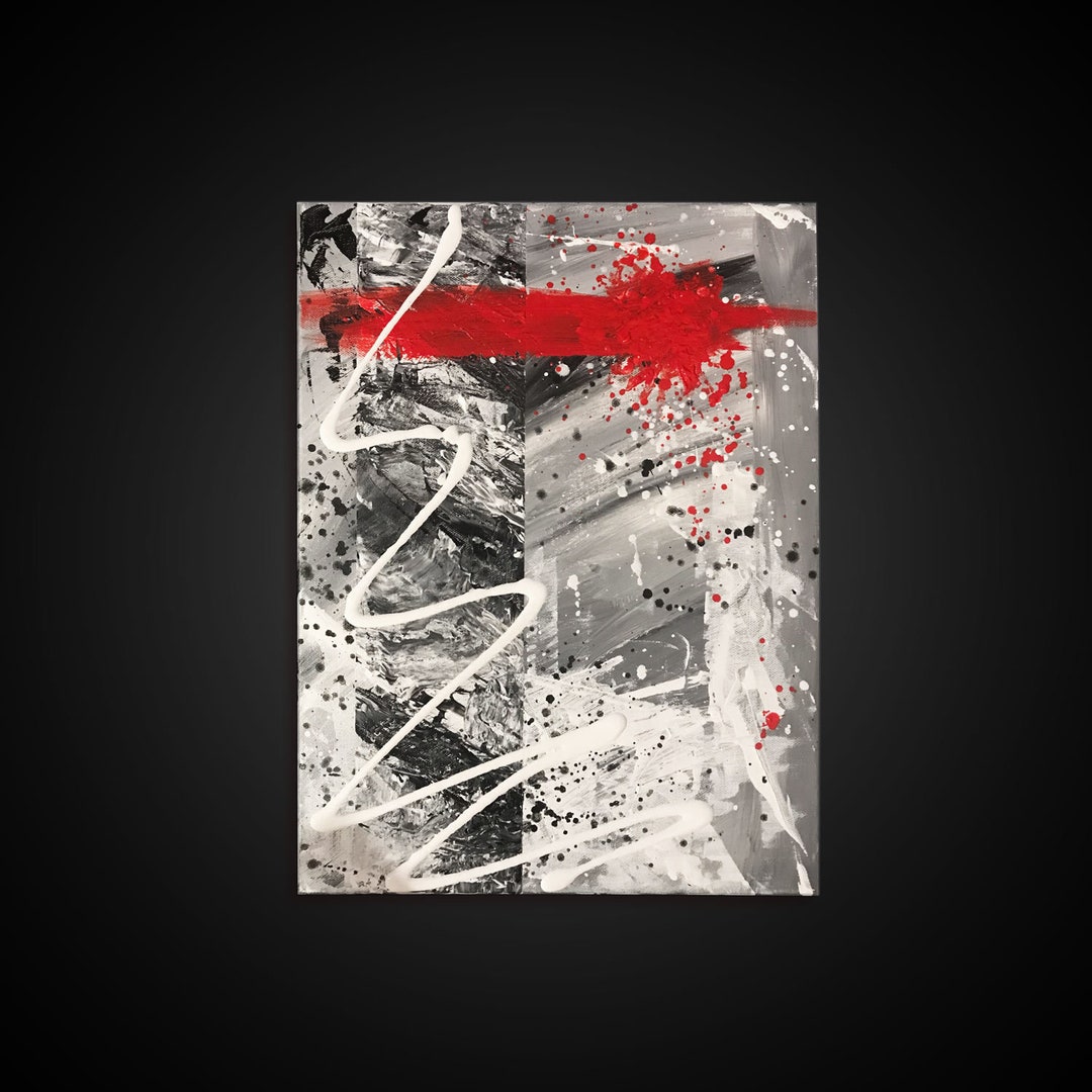 Acrylic Painting on Canvas "barricade" - Etsy