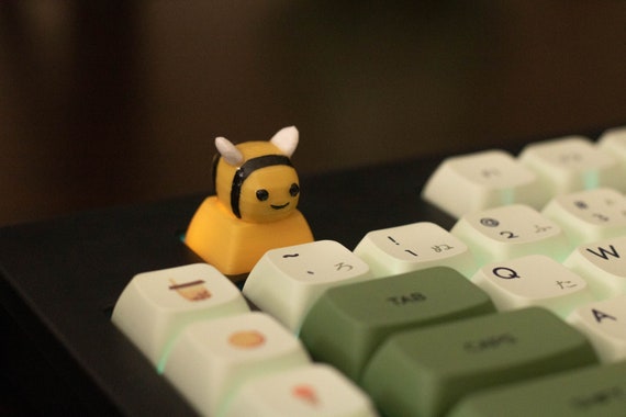 Cute Bee Keycap 3D Printed Artisan Cherry MX XDA Keyboard - Etsy