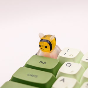 Cute Bee Keycap 3D Printed Artisan Cherry MX XDA Keyboard Accessory ...