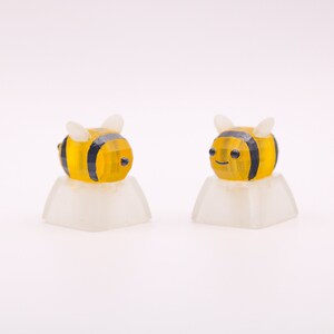 Cute Bee Keycap - 3D Printed Artisan Cherry MX XDA Keyboard Accessory ...