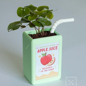 The Original Juice Box Planter by Littlewolfartco - Etsy
