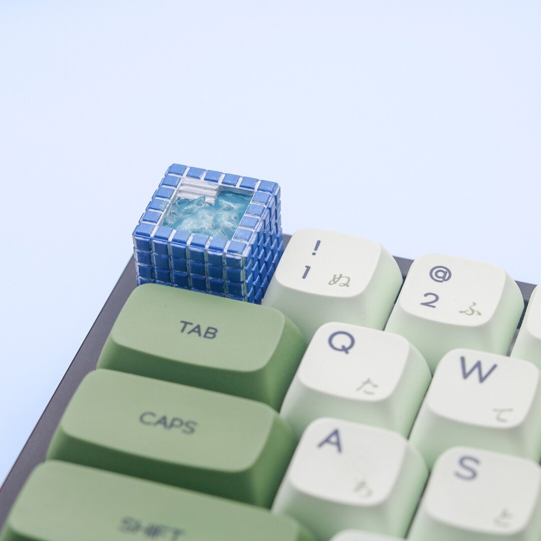Tile Swimming Pool Keycap 3D Printed Resin Artisan Cherry MX XDA ...