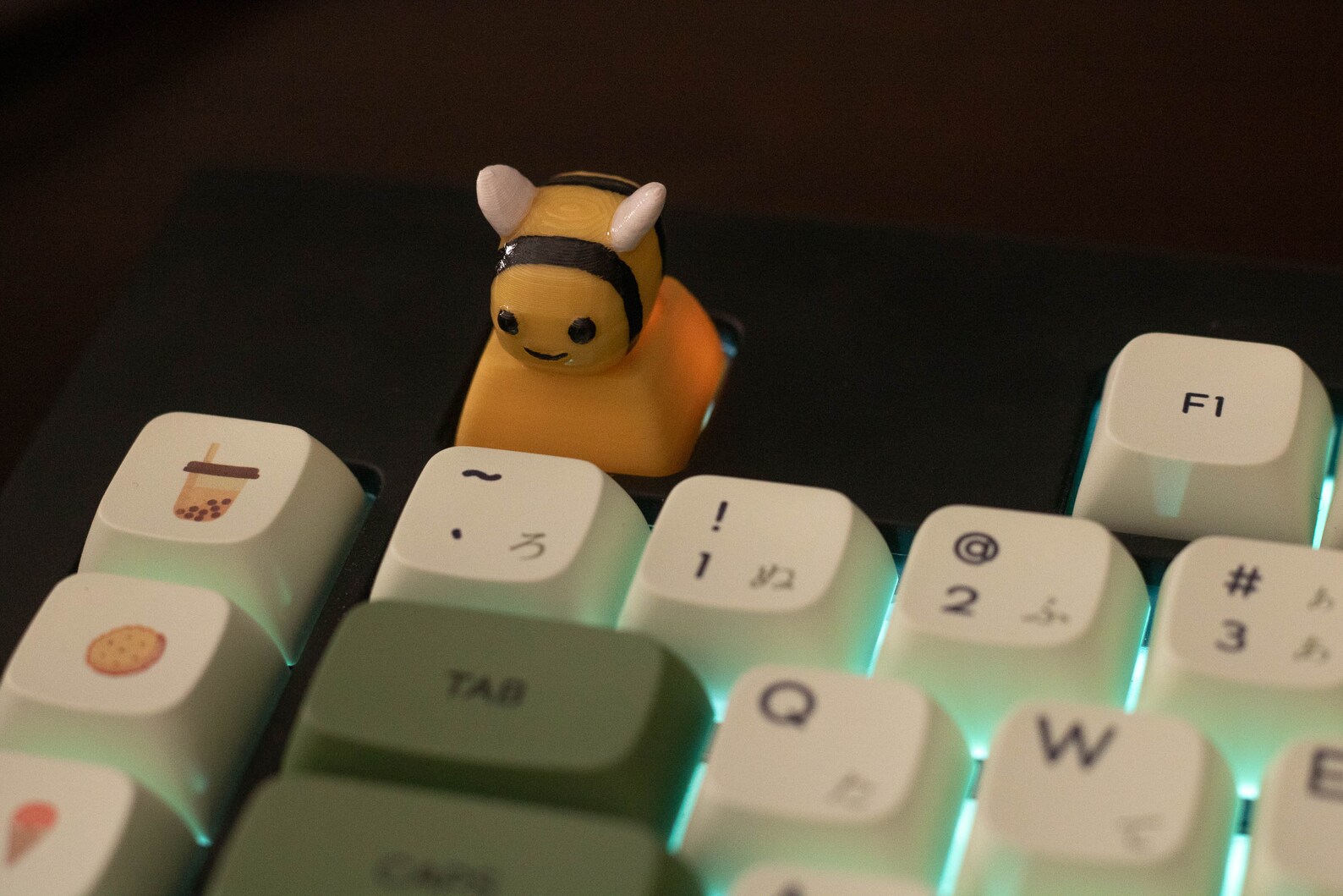 Cute Bee Keycap 3D Printed Artisan Cherry MX XDA Keyboard - Etsy