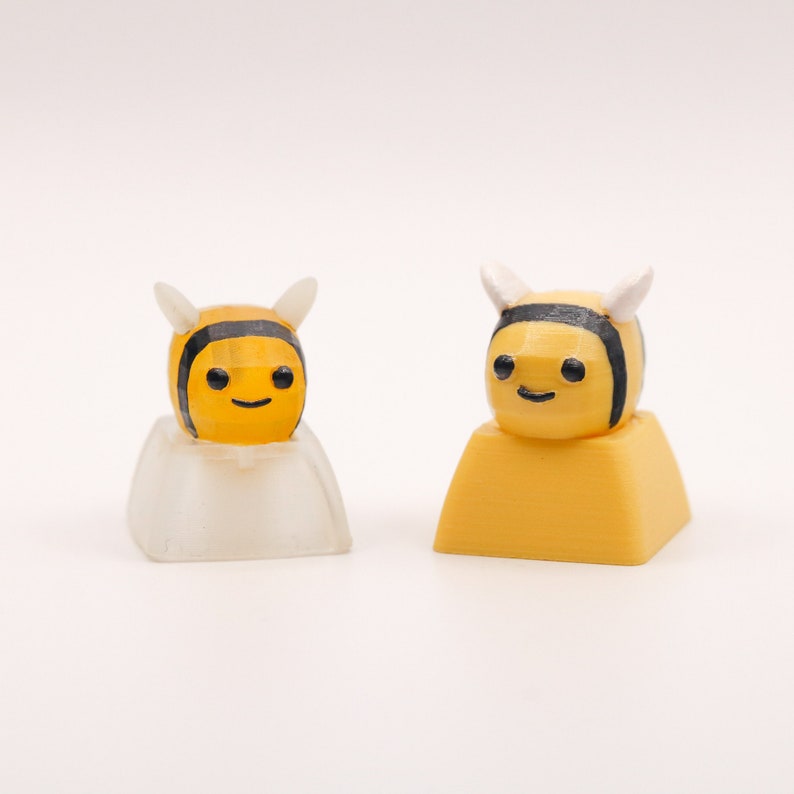Cute Bee Keycap 3D Printed Artisan Cherry MX XDA Keyboard - Etsy