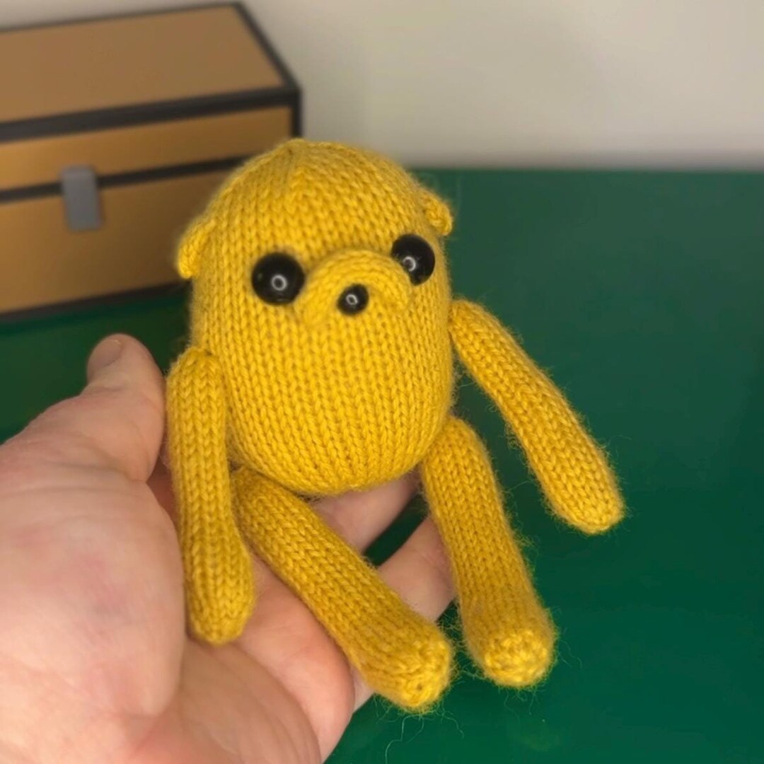 Jake the Dog Knit Doll - Etsy