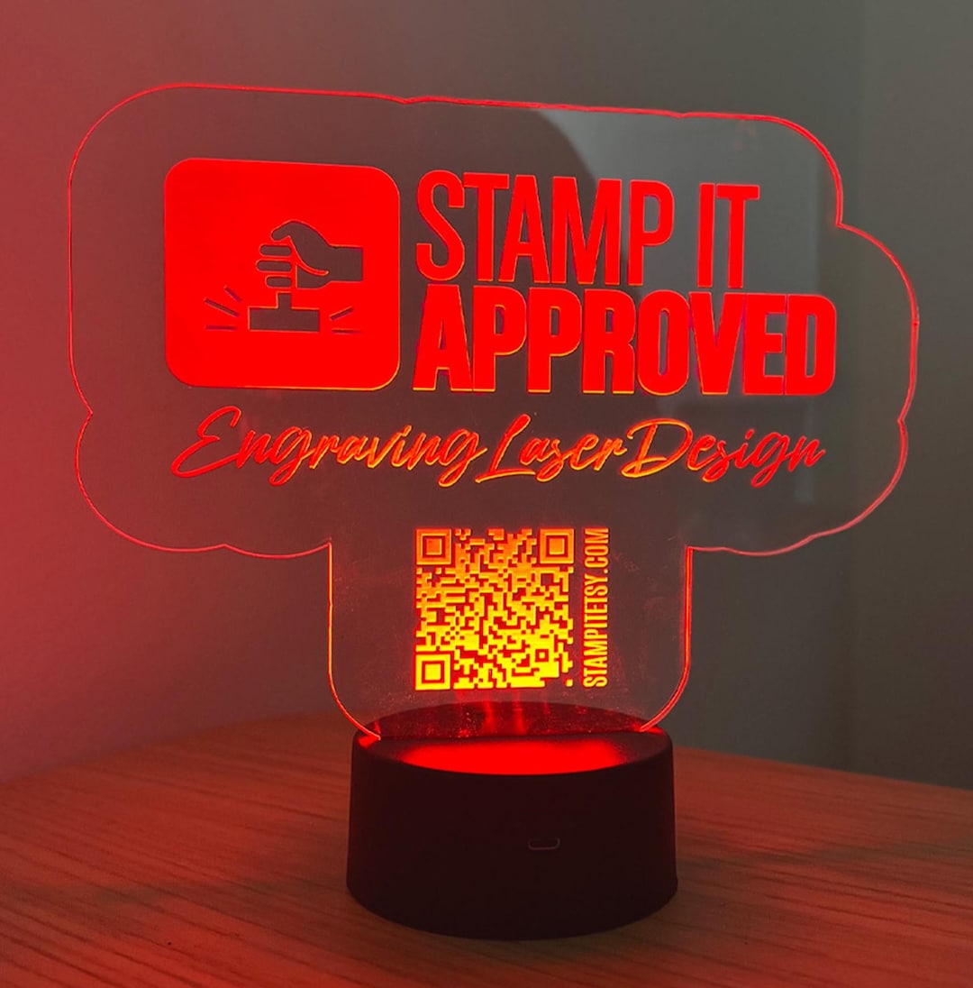 Custom LED QR Code Sign: Personalized Business Event Decor - Etsy