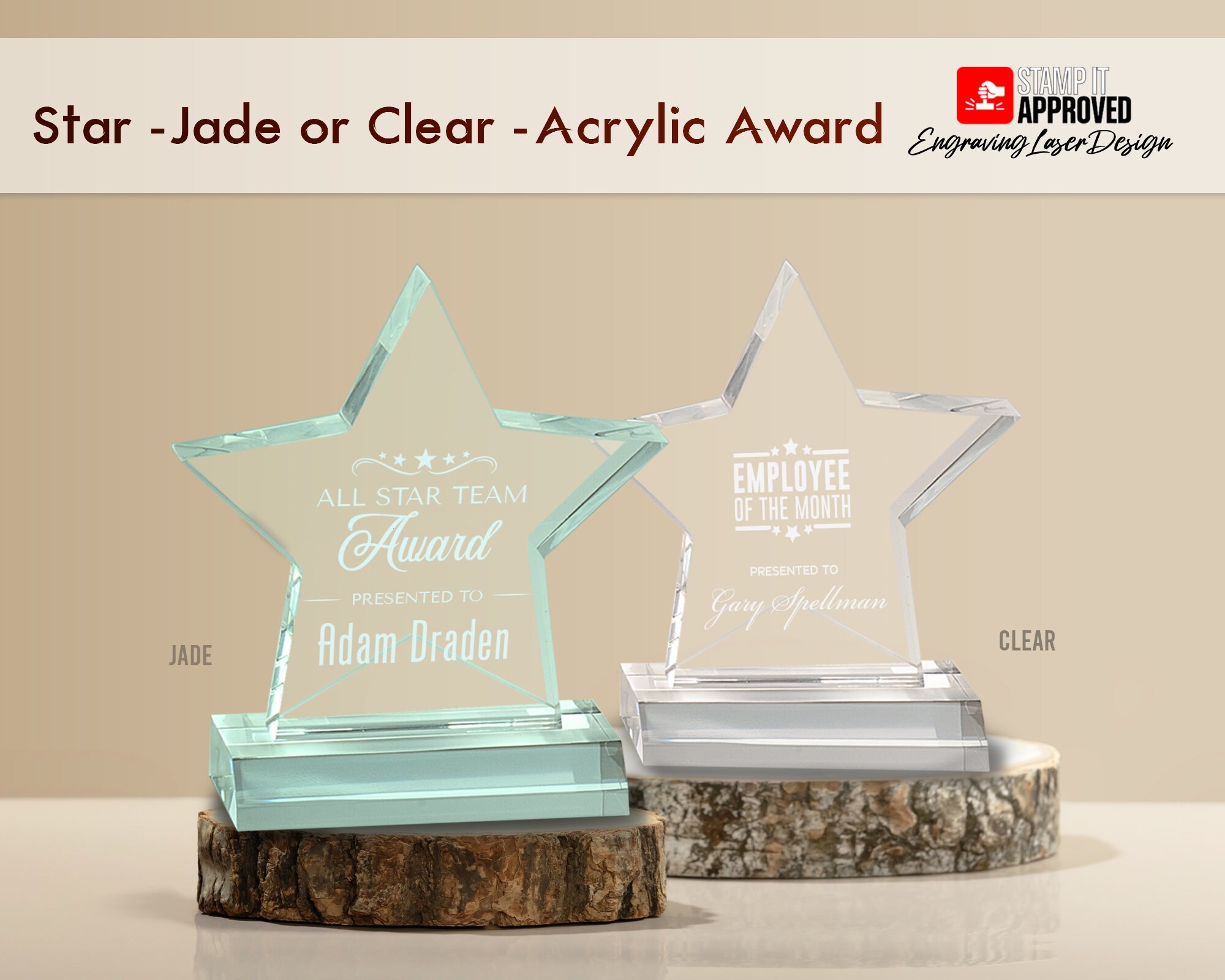 Star Acrylic Award Trophy