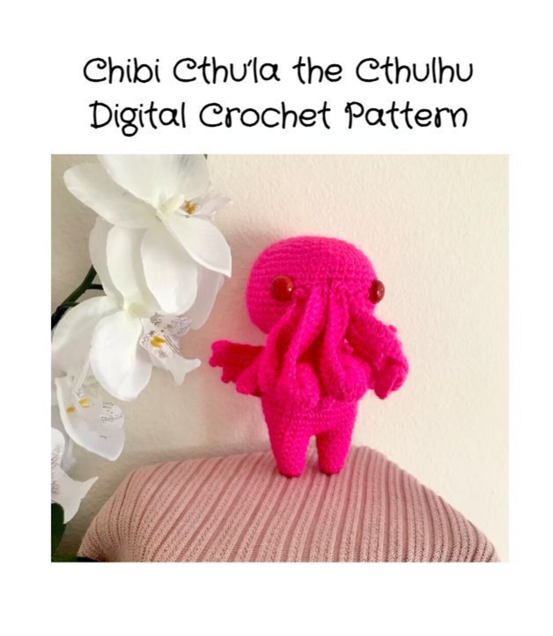 PATTERN Kawaii Cthulhu DIGITAL ONLY Crochet Pattern - Etsy