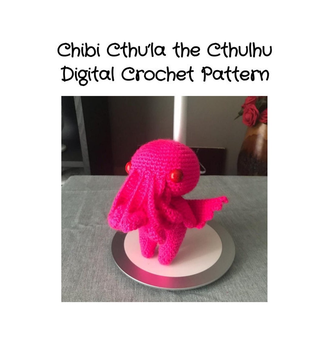 PATTERN Kawaii Cthulhu DIGITAL ONLY Crochet Pattern - Etsy
