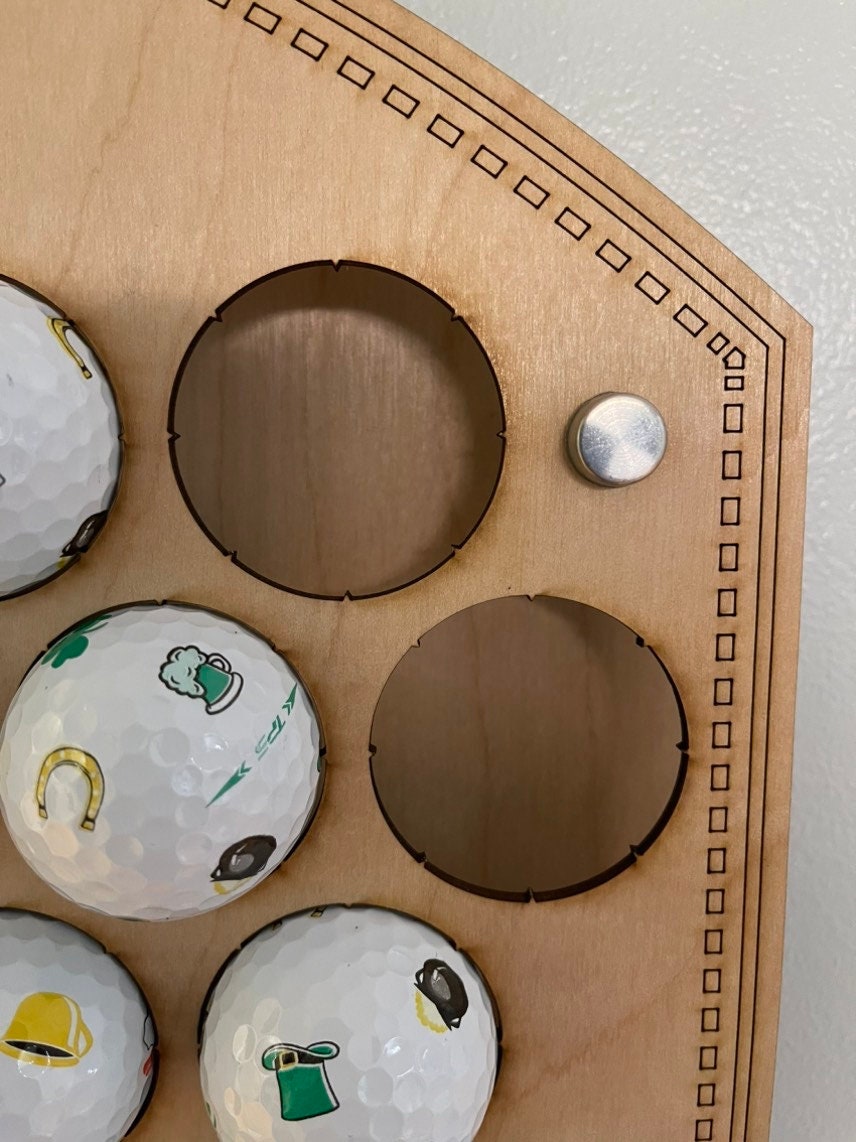 Golf Ball Collection Display: Laser Cut SVG File (digital Download) - Etsy